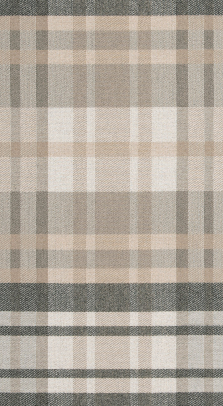 Romy Plaid Taupe | Fabric | Fabricut Contract